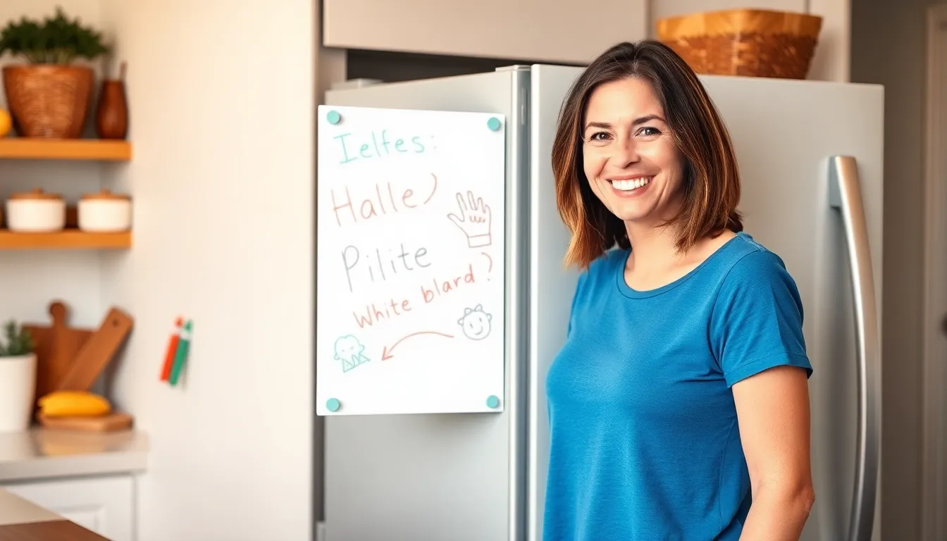Refrigerator Whiteboard Setup: Transform Your Kitchen into an Organized ...