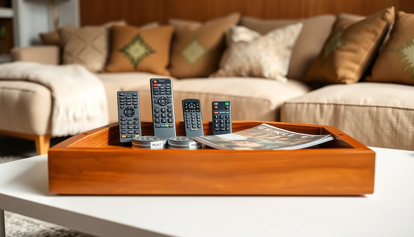 Remote Control Trays: The Stylish Solution Your Living Room Needs ...